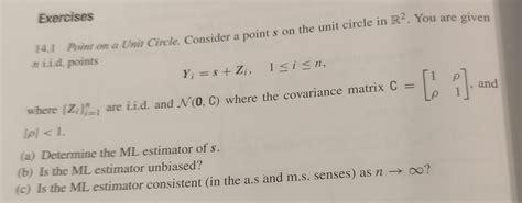 Solved Exercises Point On A Unit Circle Consider A Chegg
