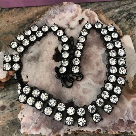 Chicos Rhinestone Necklace High End Collectible Ch Gem