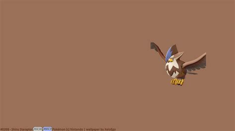 La 039801r Shiny Staraptor Female By Fhilb On Deviantart