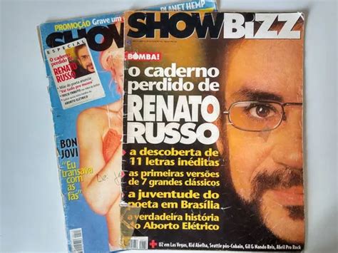 02 Revistas Showbizz O Caderno Perdido De Renato Russo Parcelamento