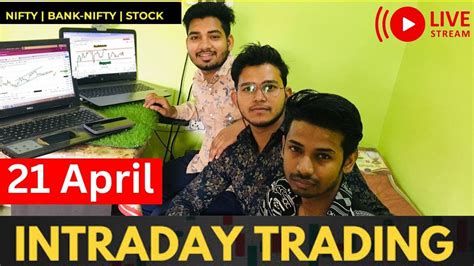 21 April Nifty Bank Nifty Live Option Trading Intraday Live Stocks