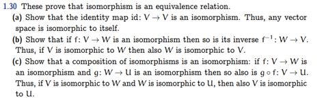 Answered 130 These Prove That Isomorphism Is An Equivalence Relation