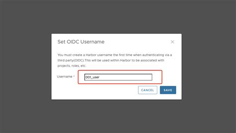 Should Improve Input Style Of Setting Oidc User Name · Issue 15308 · Goharborharbor · Github