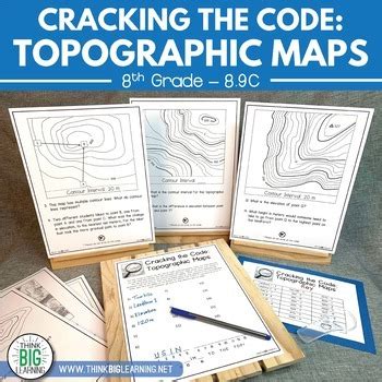 Topographic Maps Practice Interactive Activity By Think Big Learning
