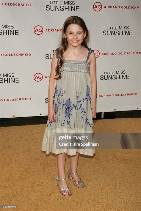 Abigail Breslin During Little Miss Sunshine New York City Premiere