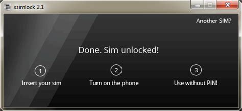 Unlock Remove SIM PIN Code Xsimlock Rare Software