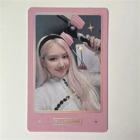 Official Blackpink RosÉ Lightstick Ver 2 Preorder Pob Photocard Kpop £