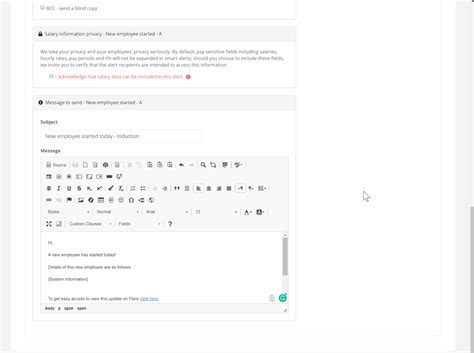 How To Configure A Smart Alert Flare HR