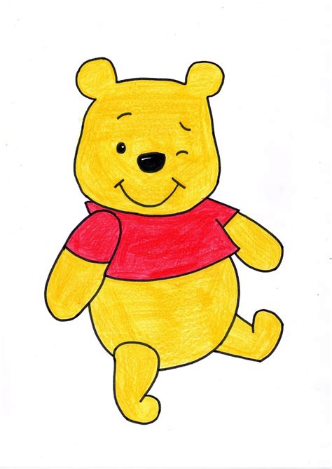 Easy Winnie The Pooh Characters Drawings