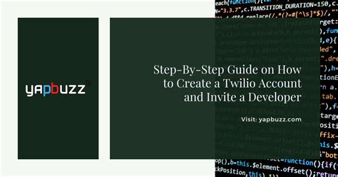 How To Signup For A Twilio Account And Invite A Developer