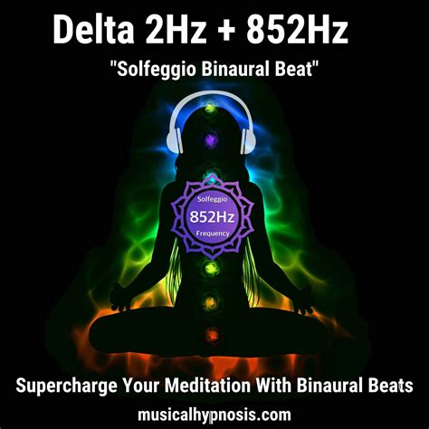 Delta 2hz 852hz Solfeggio Carrier Frequency Binaural Beat Audio Artofit