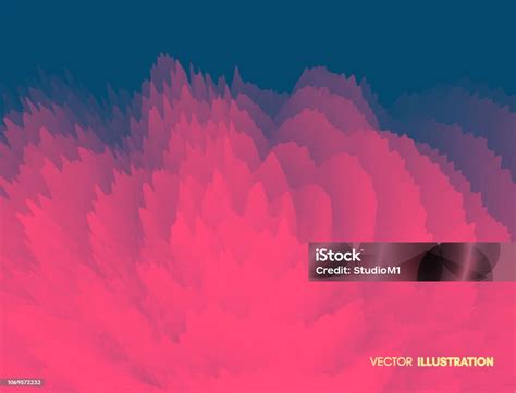 파급 효과와 3d 물결 모양 배경입니다 추상적인 벡터 일러스트입니다 디자인 서식 파일입니다 현대적인 패턴입니다 0명에 대한 스톡 벡터 아트 및 기타 이미지 Istock