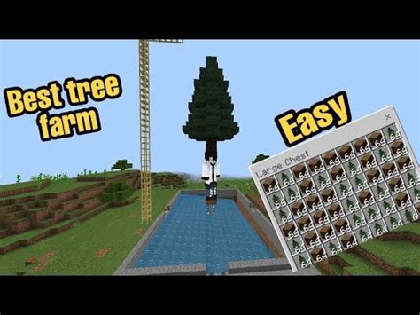 Minecraft Wood Farming 7000 Wood Logs Per Hour Easy Tree Farm 1 19