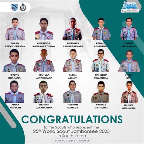 Scouting Magazine Sri Lanka 25 වැනි ලෝක බාලදක්ෂ ජම්‍බෝරියට Scouting