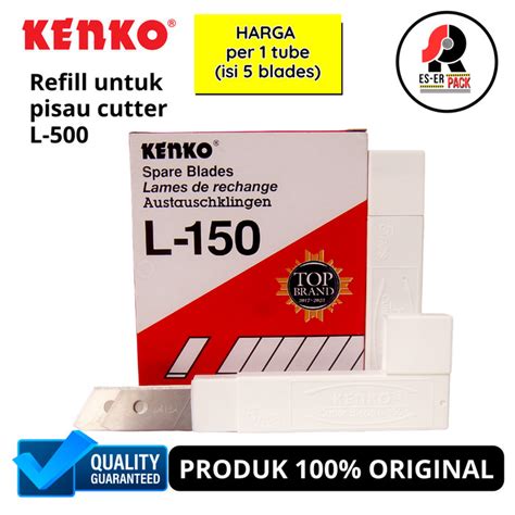 Jual REFILL CUTTER BESAR KENKO ISI ULANG PISAU CUTER L 150 FOR CUTTER L