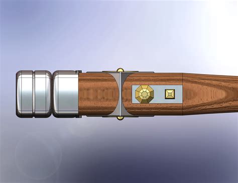 Avatar The Last Airbender Aangs Staff Lightsaber Mashup・free Stl File