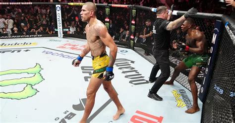 Ufc Referee Explains Decision To Stop Israel Adesanya Vs Alex Pereira