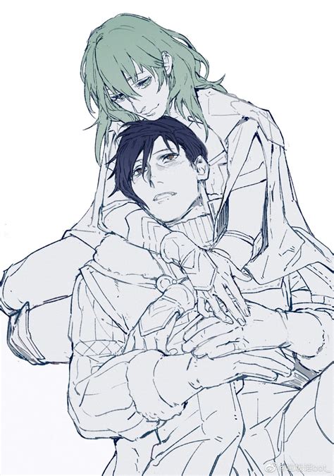 Female Byleth Felix Hugo Fraldarius And Felix Hugo Fraldarius Fire Emblem And 1 More Drawn