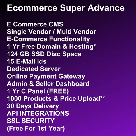 ecommerce super advance website plan shopkart technologics