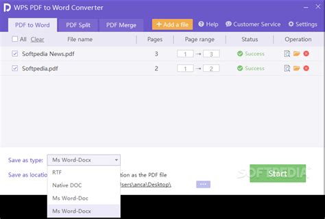 Wps Pdf To Word Converter Download Softpedia
