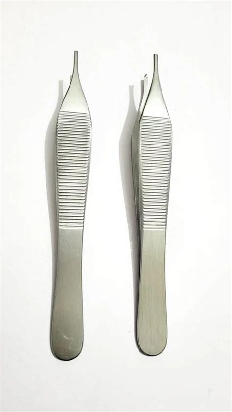 Adson Forcep 5 Inch Tooth Pack Of 2 Narayan Surgical At Rs 800