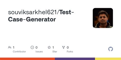 GitHub Souviksarkhel621 Test Case Generator