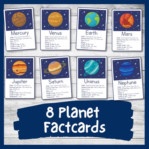 Solar System Printable Flash Cards