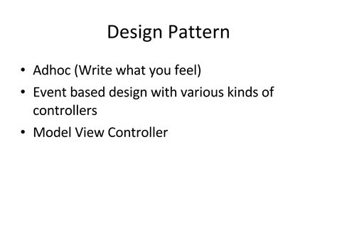 Model View Controller Ppt