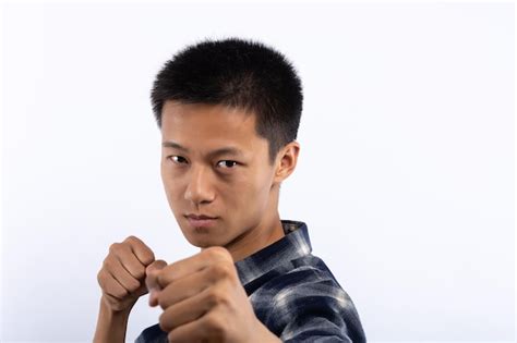 Premium Photo Professional Muscular Boxer Man In Black Fullbody