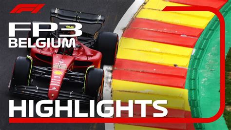 Fp3 Highlights 2022 Belgian Grand Prix Youtube