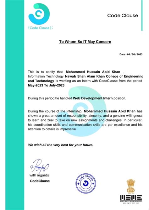 mohammed hussain abid khan on linkedin connection webdevelopment