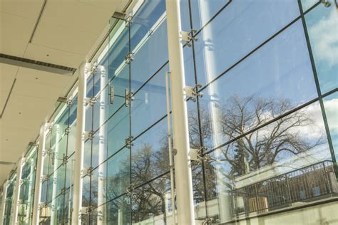 Full Glass Fin Support Structure Structural Glass Wall Systems