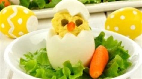 Easter Chicks Deviled Eggs Recipe • Cooking Hawaiian Style
