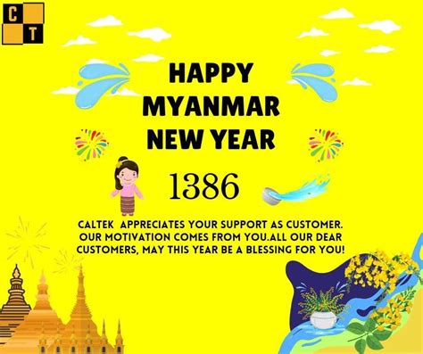 Caltekgroup Myanmar On Linkedin Happy Myanmar New Year 1386
