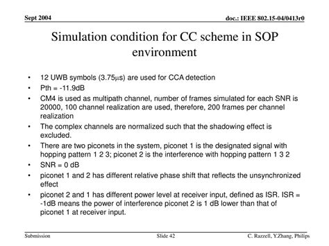 Sept 2004 Project Ieee P Working Group For Wireless Personal Area Networks Wpans Submission