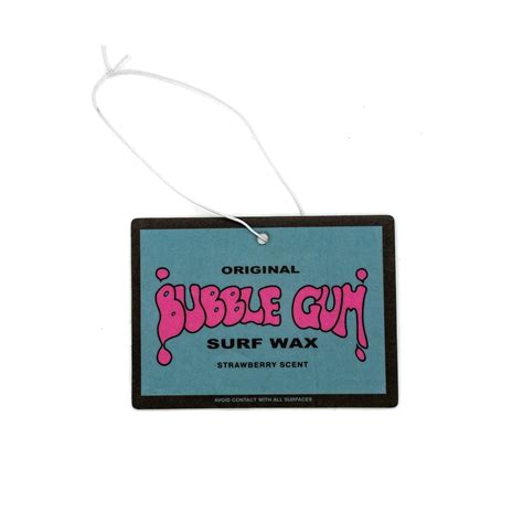 Bubble Gum Surf Wax Air Freshener Strawberry