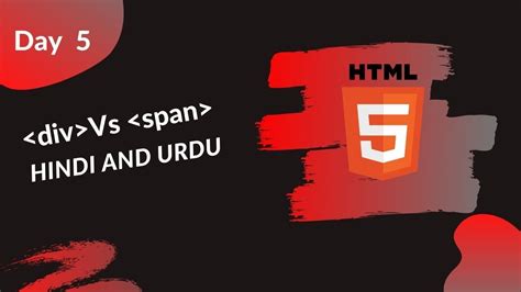 Html Div Tag And Span Tag In Hindiurdu Html Tutorial In Hindiurdu