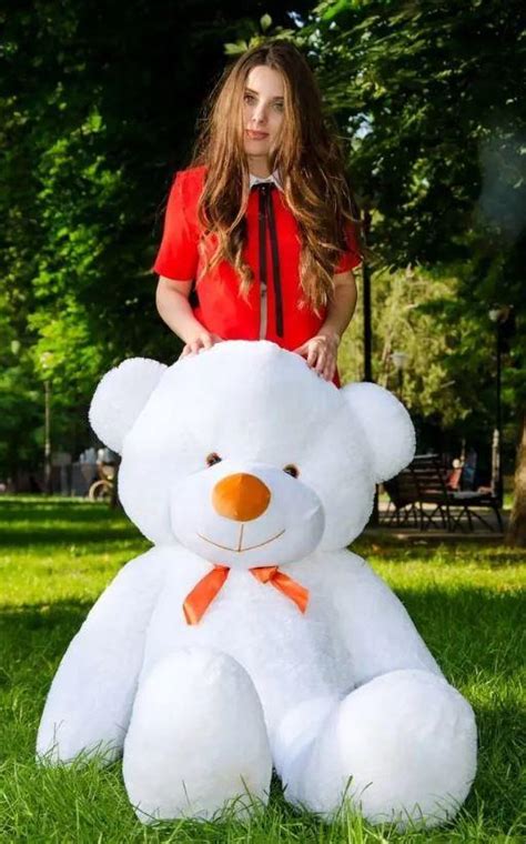 Плюшевий Великий Ведмідь Рафаель Висота 180 См Білий — у Категорії Мякі Іграшки на Bigl Ua