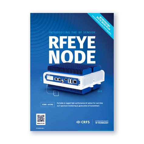 Rfeye Node 100 18 Crfs Spectrum Monitoring And Geolocation
