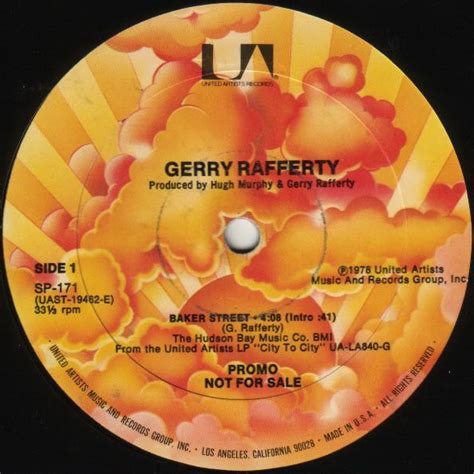 Gerry Rafferty Baker Street 1978 Vinyl Discogs