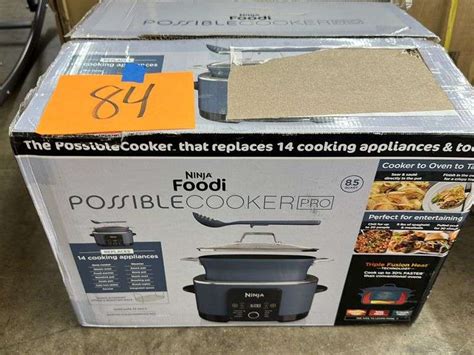 Ninja Foodi Possible Cooker Pro In Box Earls Auction Company