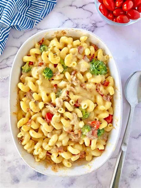 Cheesy Bacon Chicken Broccoli Pasta Bake Recipe BENSA Bacon Lovers Society