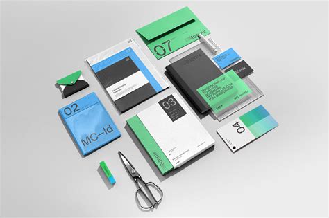极简主义品牌VI样机套件 Idenix Branding Mockups 设计小咖