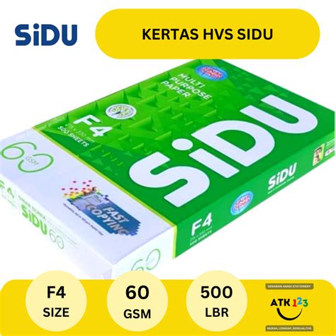 Jual Kertas HVS F4 60 Gram Sinar Dunia SIDU Shopee Indonesia