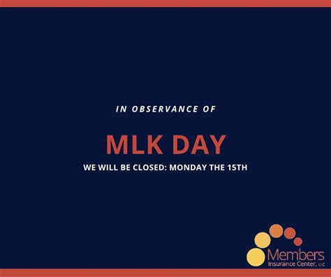 Members Insurance Center Llc On Linkedin Membersinsurancecenter Mlkday
