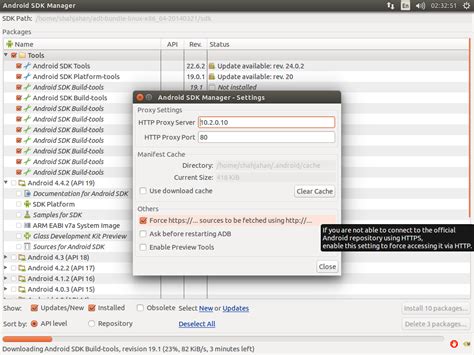 Eclipse Android Sdk Manager Doesnt Download Packages Stack Overflow
