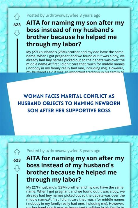 Woman Faces Marital Conflict As Husband Objects To Naming Newborn Son