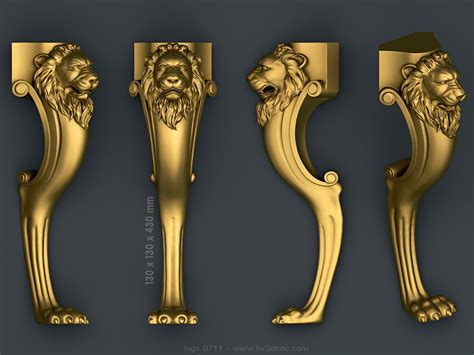 Legs 0711 Stl 3d Model For Cnc 3d Stl Model For Cnc Stl Model