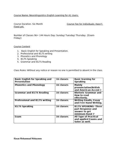 Class Routine Pdf Career And Growth Language Arts And Discipline
