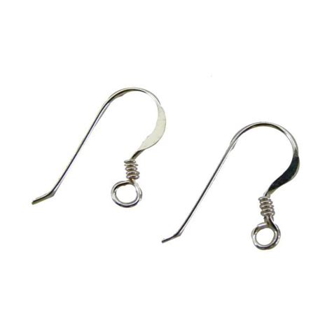 Sterling Silver Small Shepherd Hooks Size 18mm Per Pair Goldsmith